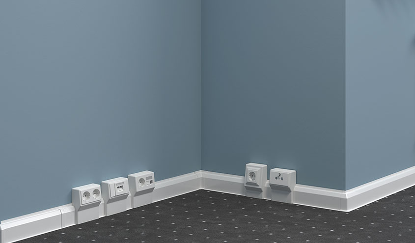 internal wall trunking