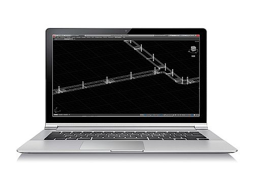 Construct for cable support systems AutoCAD plug-in | OBO