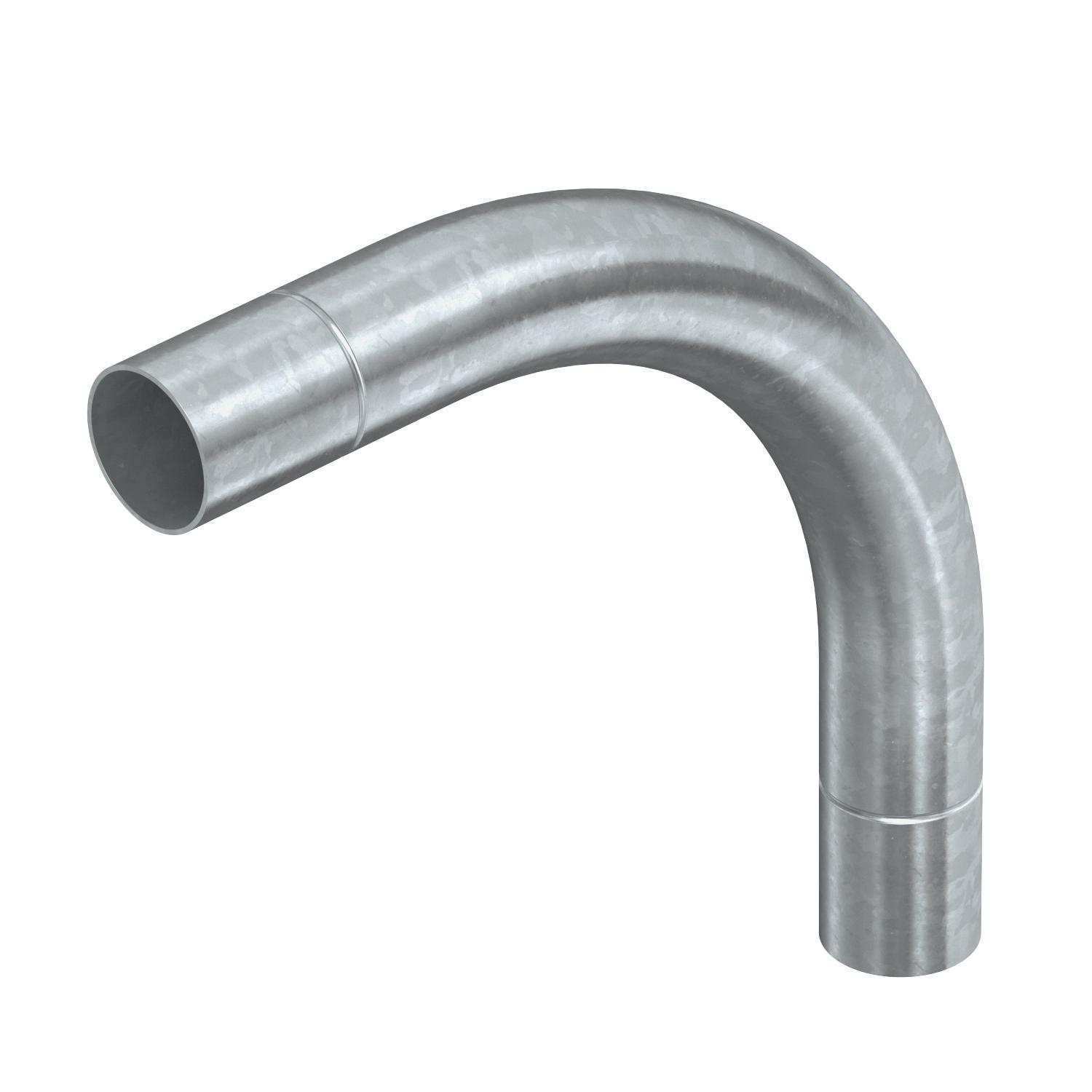 Hot-dip galvanised steel bend, without thread 40 | OBO