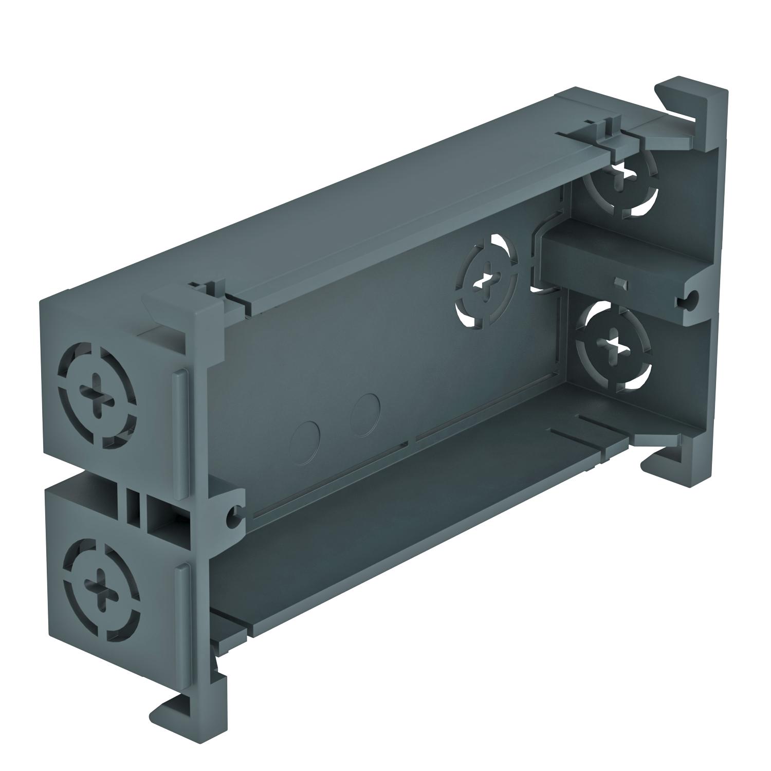 Accessory mounting box, British Standard, double | OBO