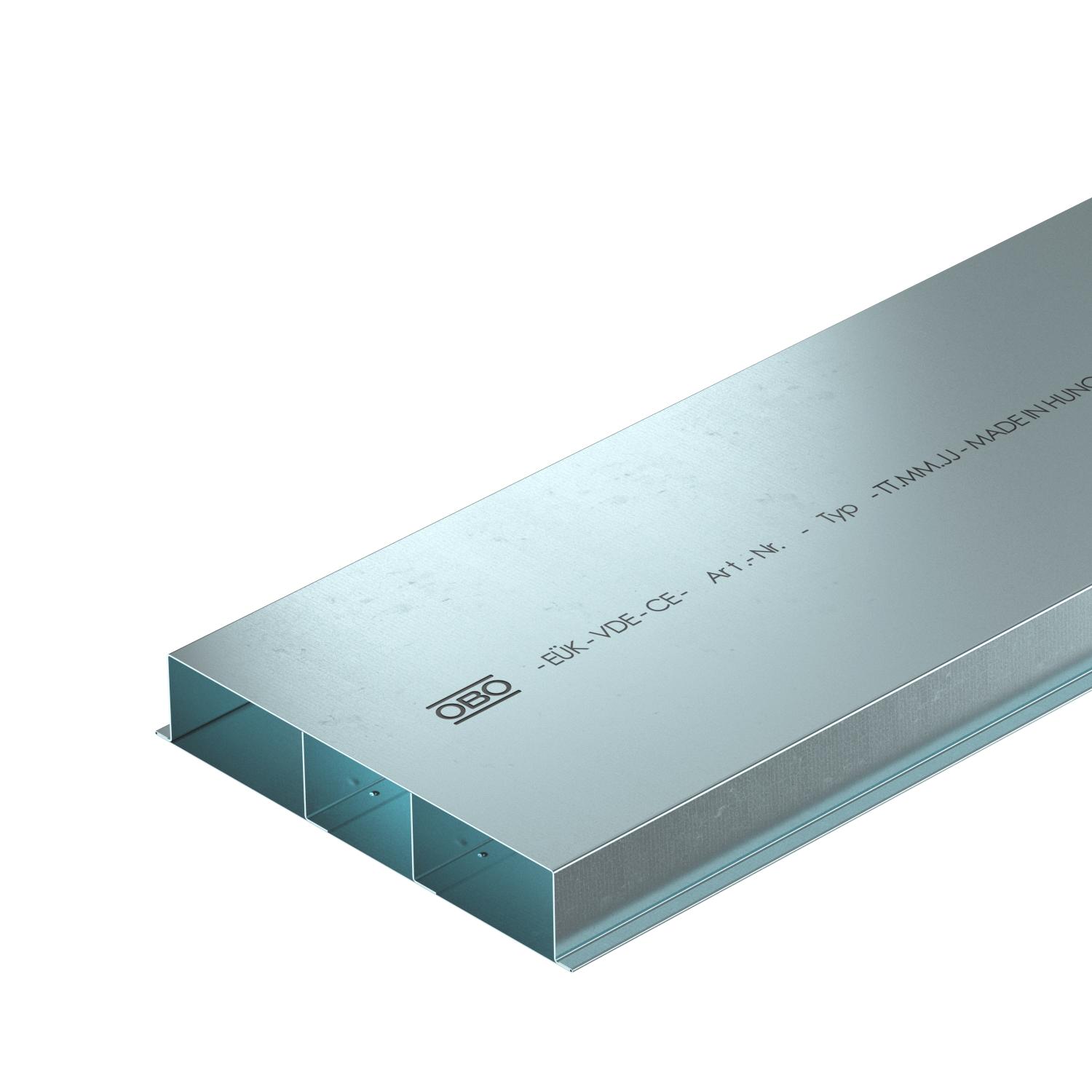 Underfloor installation duct, 3-compartment , Kanalhöhe 48 mm | OBO