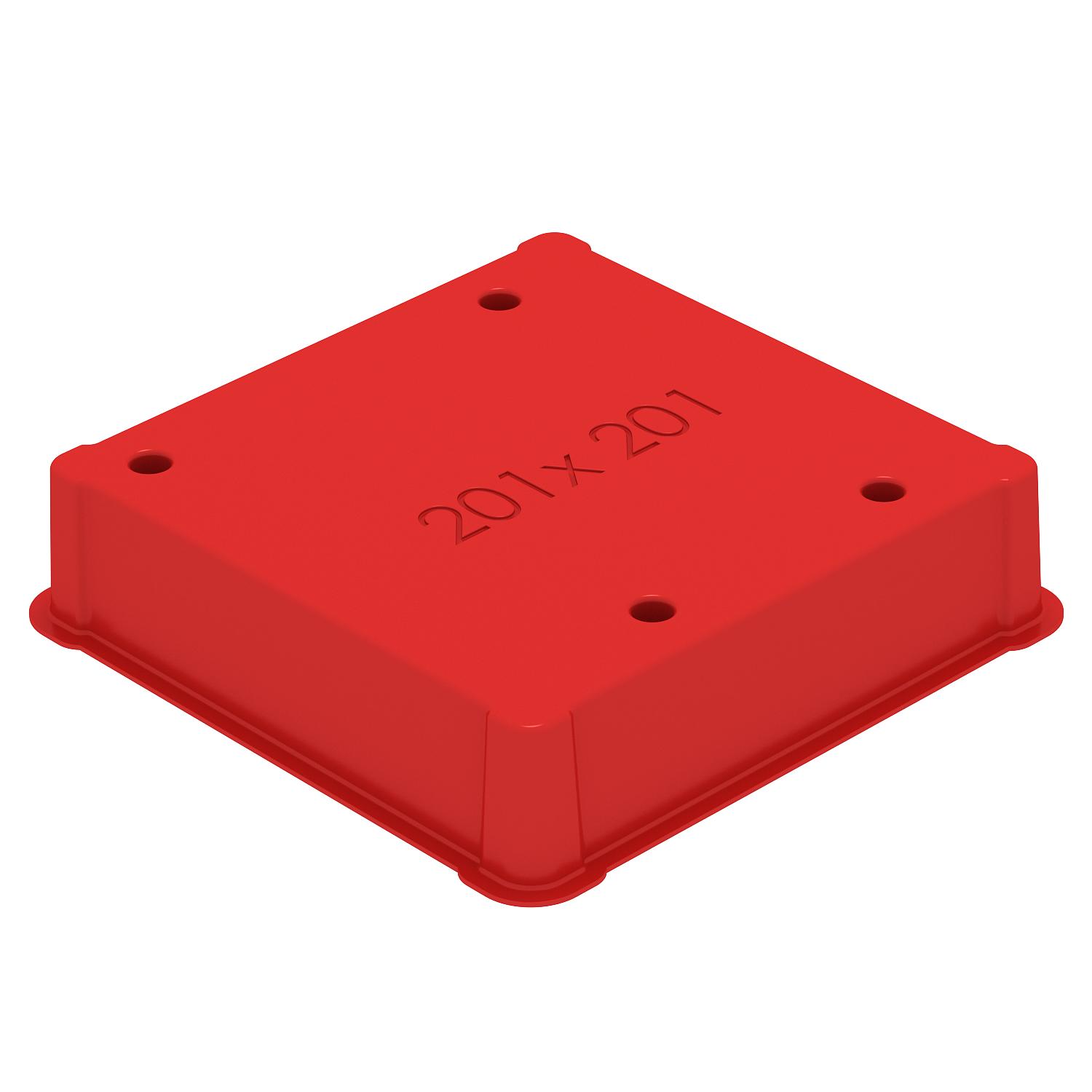 Height extension kit for underfloor box 201 x 201 | OBO