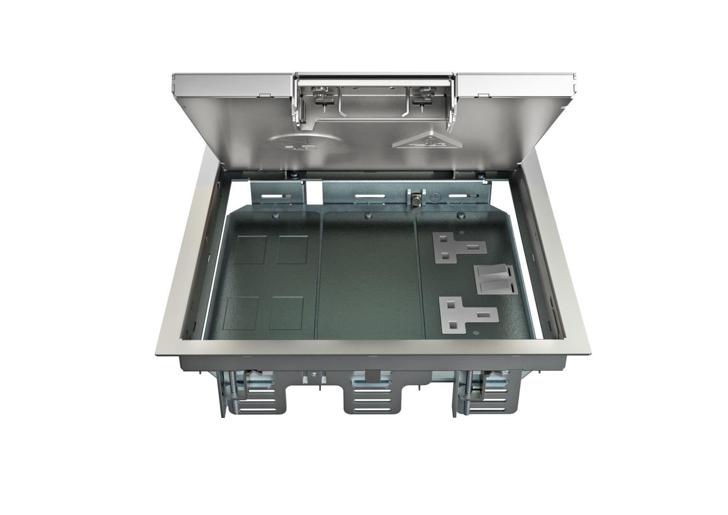 GES9M-2 service outlet with handle clamp | OBO